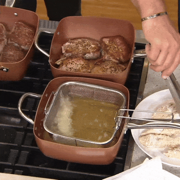 MasterCook 5-în-1: Tigaie, Cratiță, Friteuză, Tavă Și Vas Paste ...